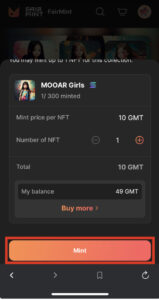 MOOAR｜基本的な使い方を解説【NFT購入・売却・FairMint】 | ryoblog｜Web3 関連の情報サイト