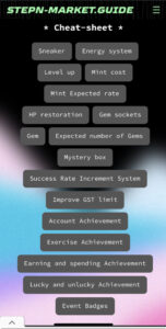 STEPN-MARKET.GUIDEとは？使用方法なども解説【マーケットガイド】 | ryoblog｜Web3 関連の情報サイト